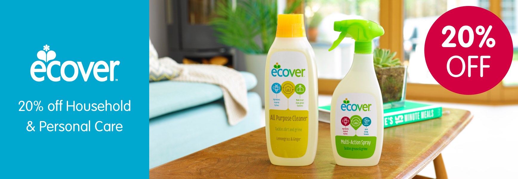 Buy Ecover: Multibuy discounts on Ecover cleaning products