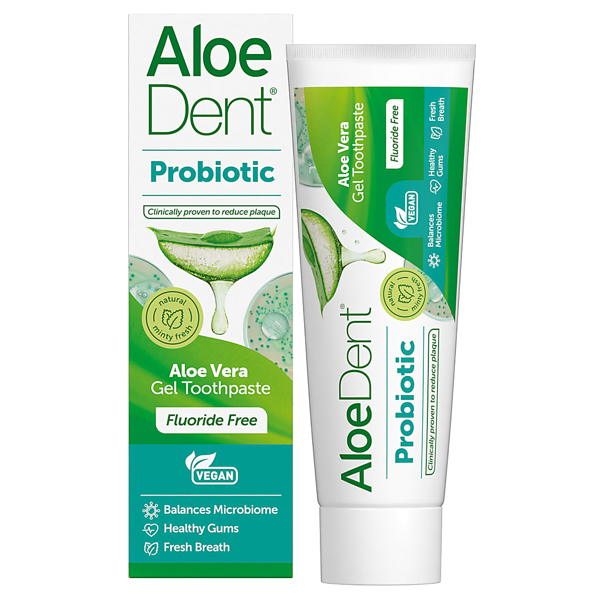 Aloe Dent Fluoride Free Probiotic Toothpaste