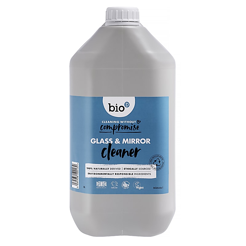 Bio-D Glass & Mirror Cleaner Refill - 5L