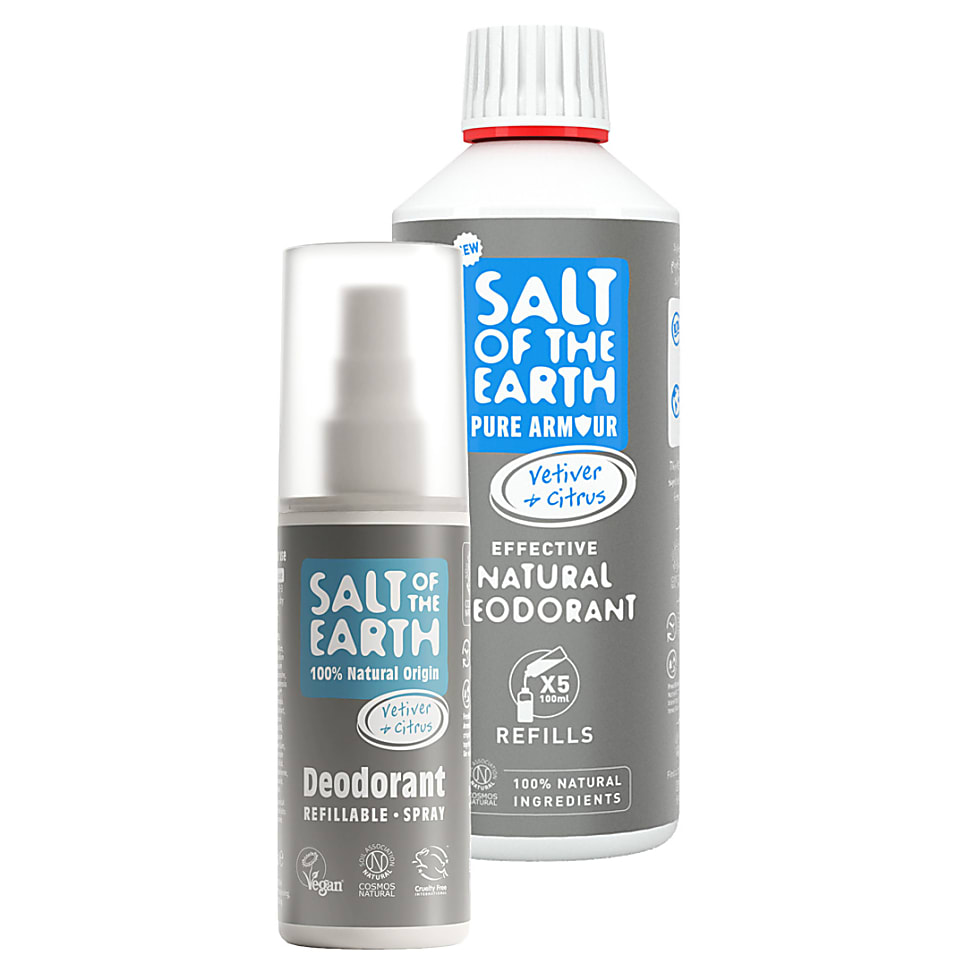 Salt of the Earth Pure Armour Deodorant Spray with Refill