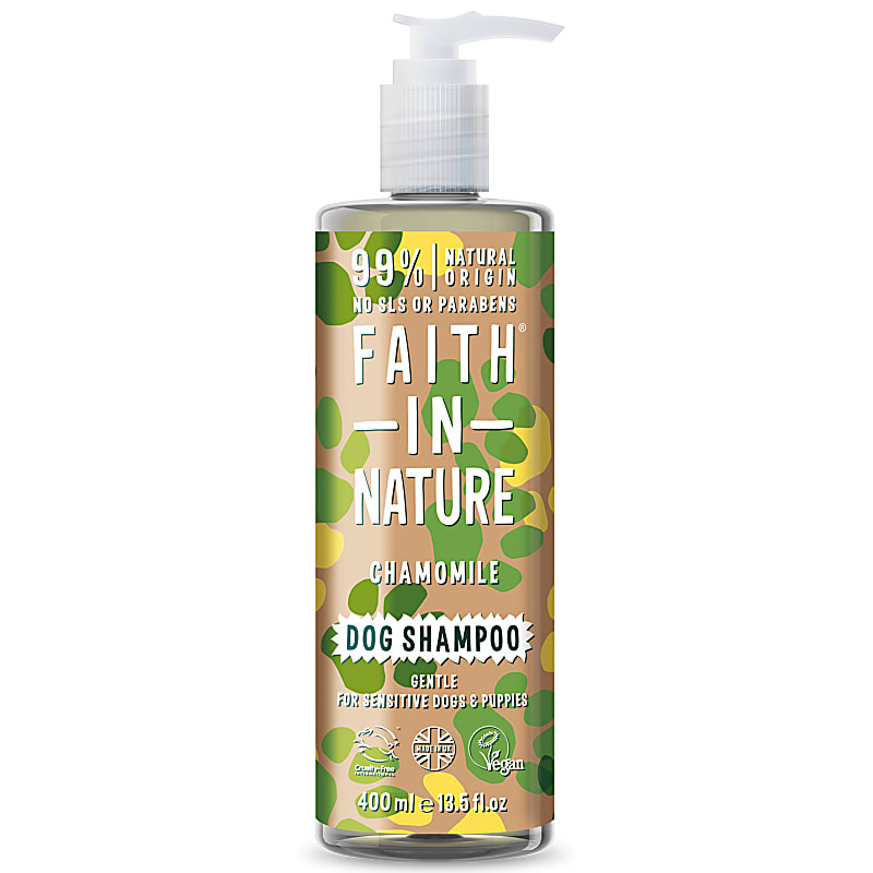 Faith in Nature Chamomile Dog Shampoo for Sensitive Skin | Big Green Smile