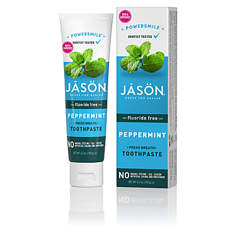 Jason Powersmile Natural Toothpaste with Peppermint - 170g | Big Green ...