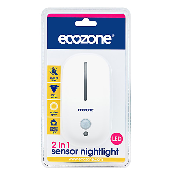 Ecozone 2 In 1 Sensor Led Night Light | Shufflelist